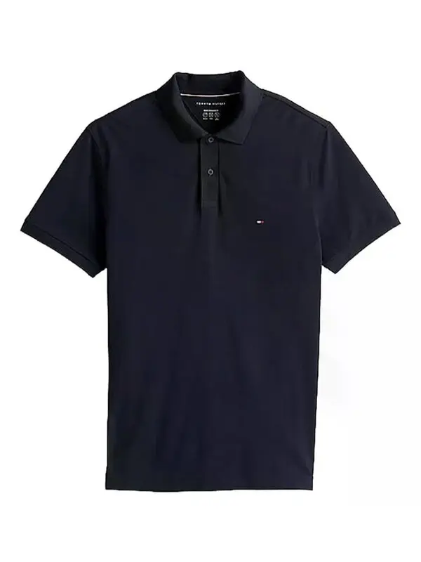 Tommy Hilfiger Logo Polo Shirt - Blue