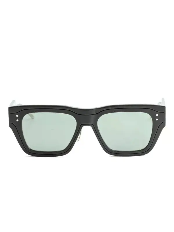 Thom Browne Rectangle-frame Sunglasses - Black