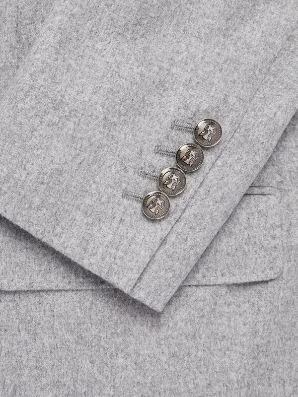 Brunello Cucinelli Wool And Cashmere-blend Suit Jacket