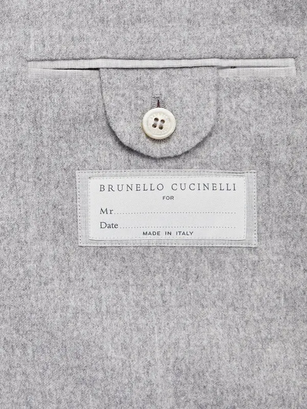 Brunello Cucinelli Wool And Cashmere-blend Suit Jacket