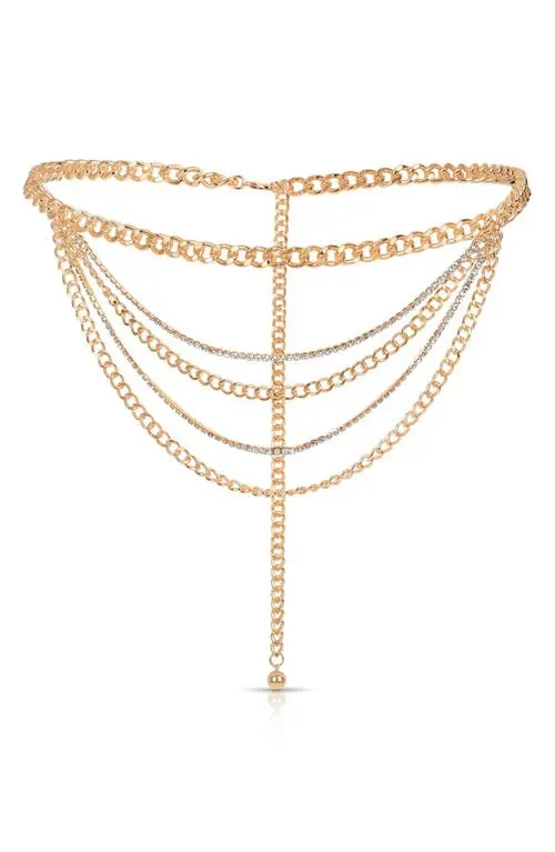 Ettika Nightlife Chain Belt - Gold