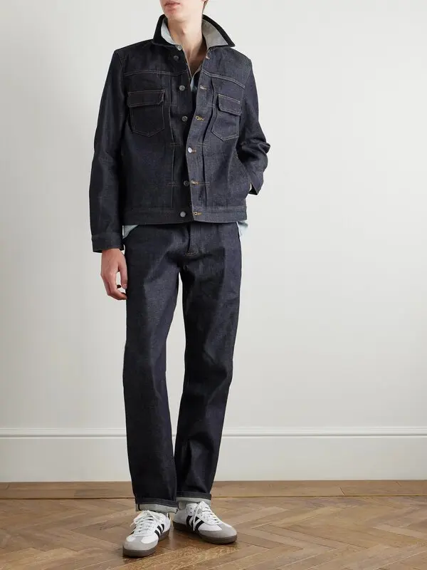 A.p.c. Selvedge Denim Trucker Jacket