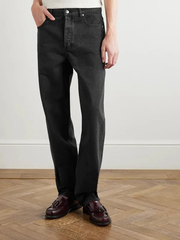 A.p.c. Fairfax Wide-leg Jeans - Black