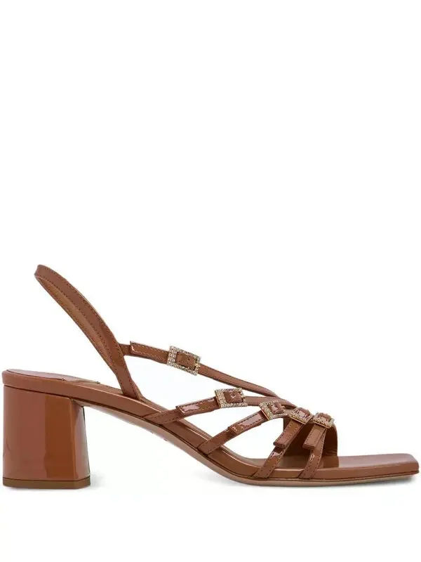 LE SILLA Scarlet Kabir Leather Heeled Sandals