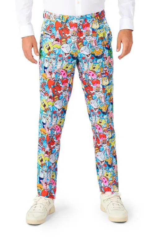 Opposuits Spongebob Frenzy Two-piece Suit & Tie Set