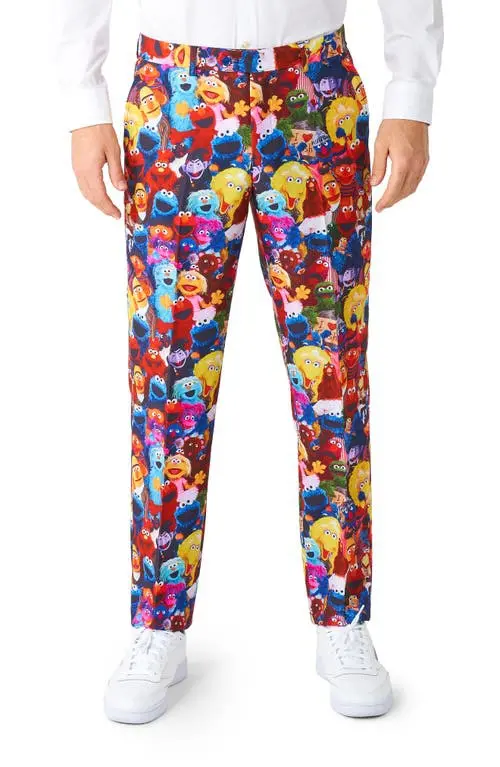 Opposuits X Sesame Street Slim Fit Two-piece Suit & Tie Set