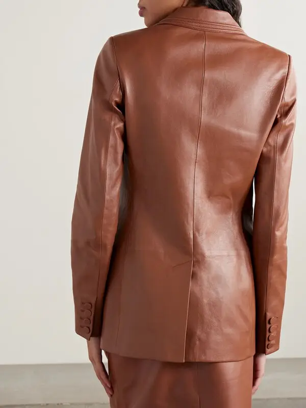 Gabriela Hearst Isara Leather Blazer