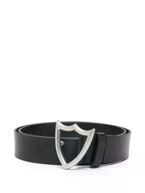 HTC LOS ANGELES Leather Belt - Black