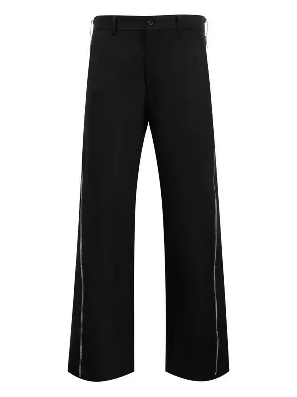 Comme Des Garçons Zip-embellished Trousers