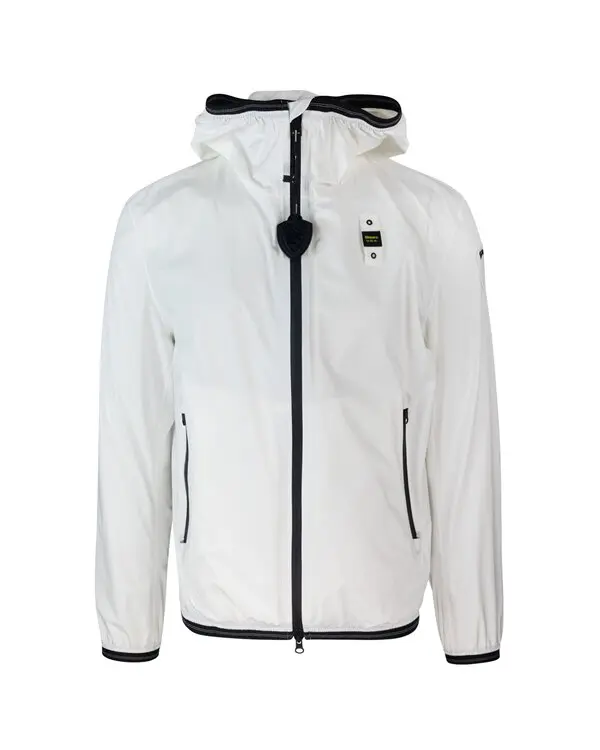 BLAUER. Elasticated Nylon Windbreaker