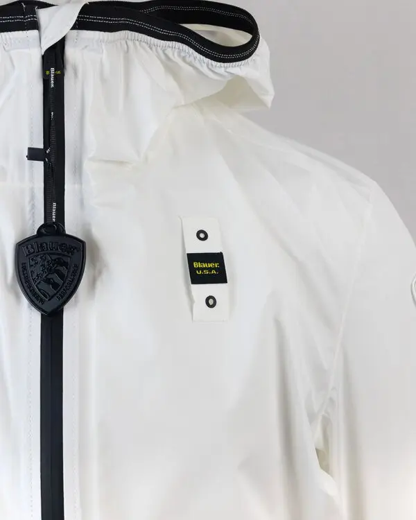 BLAUER. Elasticated Nylon Windbreaker