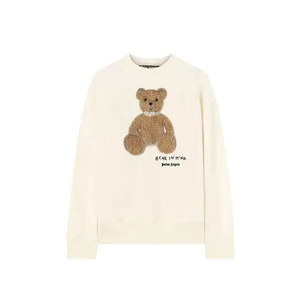Palm Angels Bear In Mind Sweatshirt - White