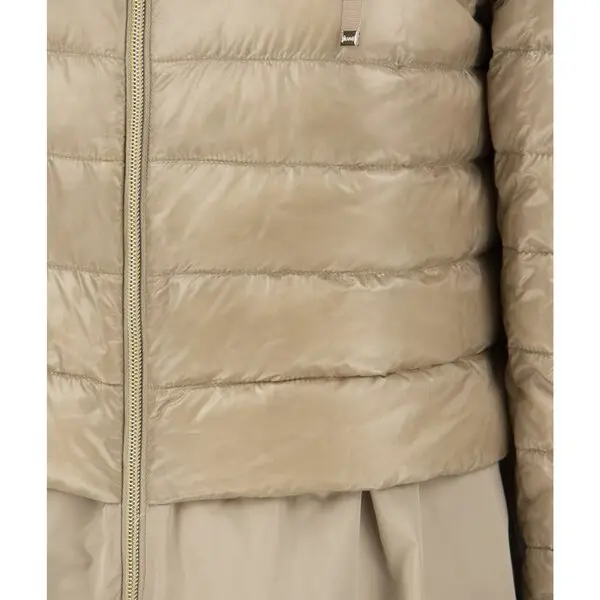 Herno Taffeta Hem Padded Coat