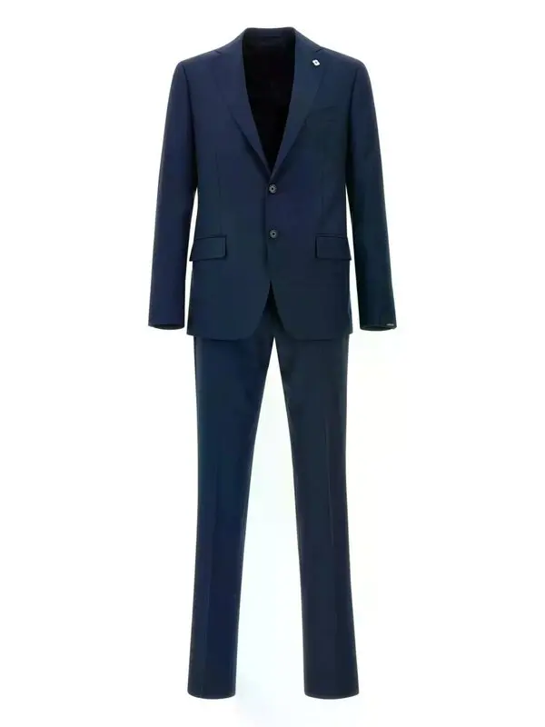 LARDINI Wool Suit - Blue