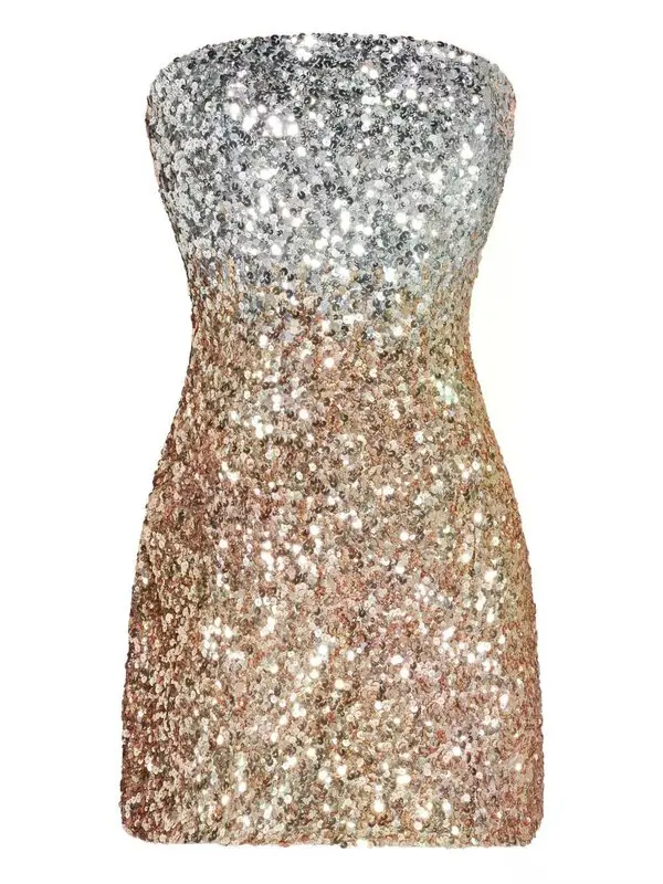 Retrofete Mini Dress - Silver