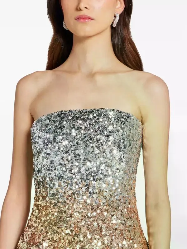 Retrofete Mini Dress - Silver