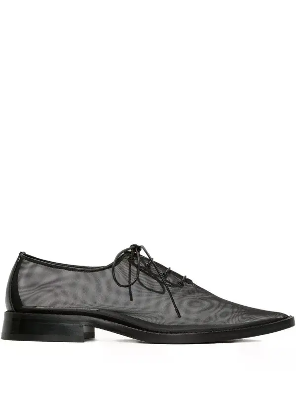 Victoria Beckham Mesh Lace-up Oxfords