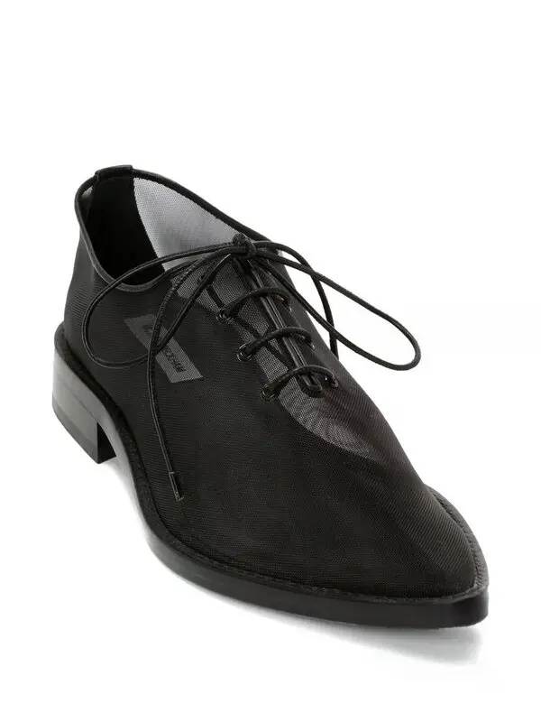 Victoria Beckham Mesh Lace-up Oxfords