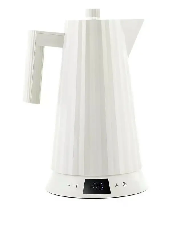 ALESSI Plissé Electric Kettle - White