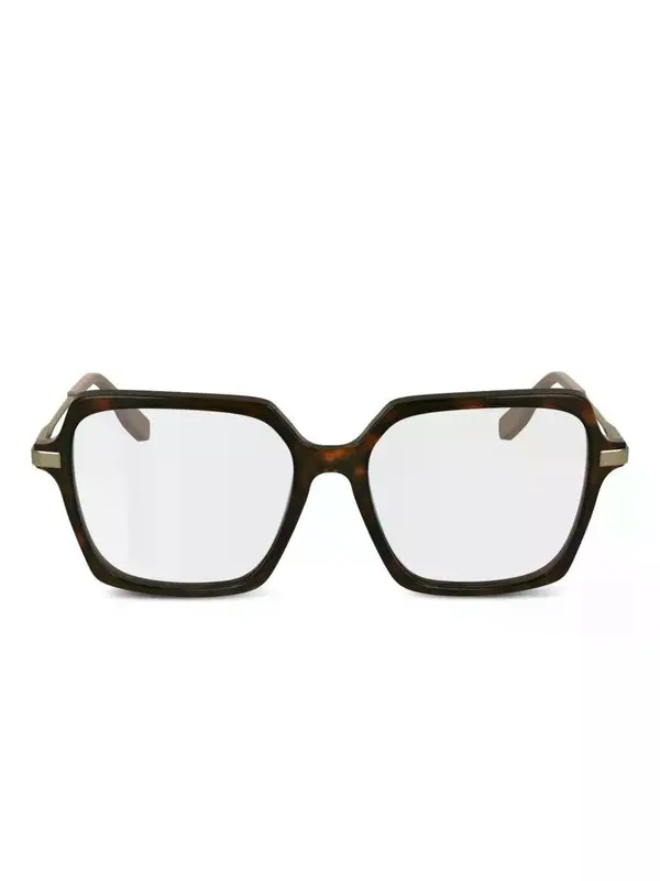 Karl Lagerfeld Square Frame Eyeglasses - Brown