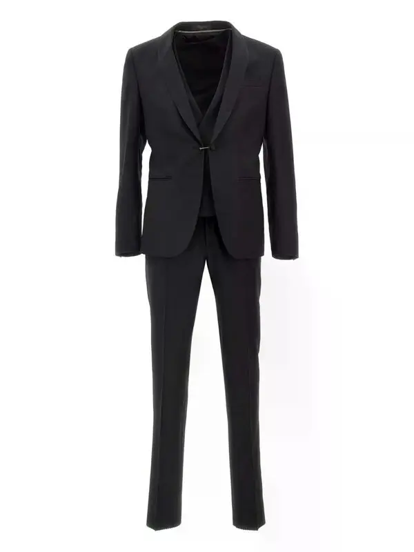 Corneliani Wool Suit - Black