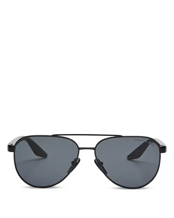 Prada Aviator Sunglasses 58mm - Black