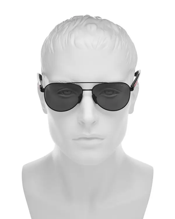 Prada Aviator Sunglasses 58mm - Black