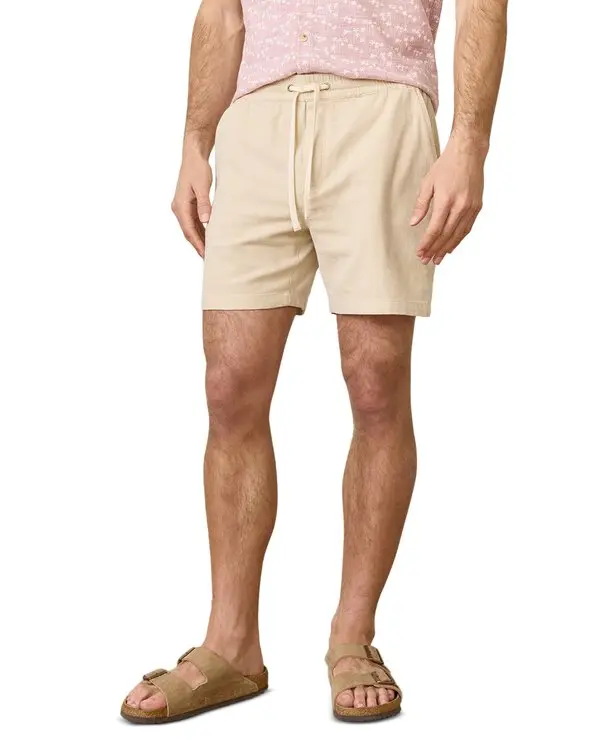 Marine Layer Regular Fit Beach Shorts - Sand