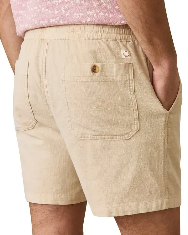 Marine Layer Regular Fit Beach Shorts - Sand