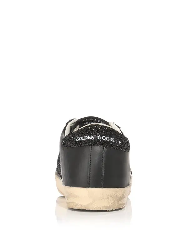 GOLDEN GOOSE Super-star Low Top Sneakers - Black
