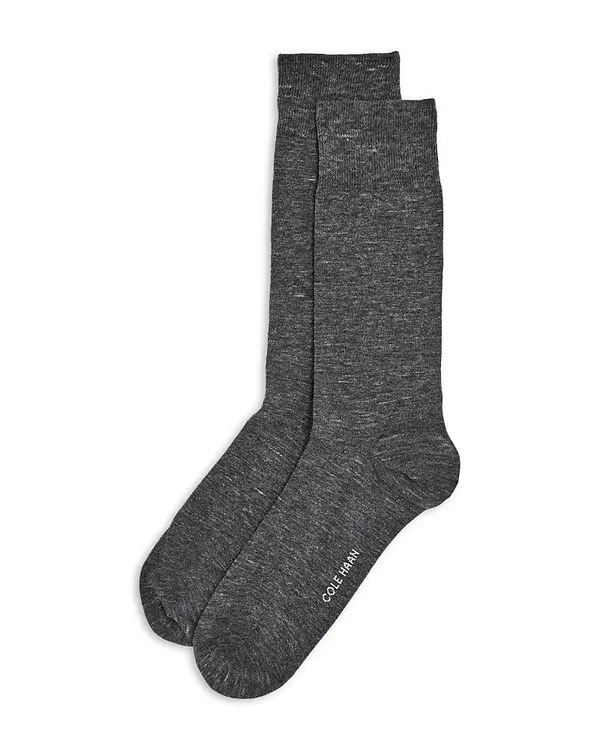Cole Haan Comfort Crew Socks - Black Rain