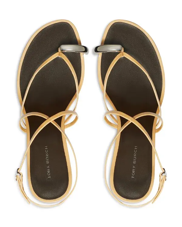 Tory Burch Pierced Strappy Sandals - Cantucci