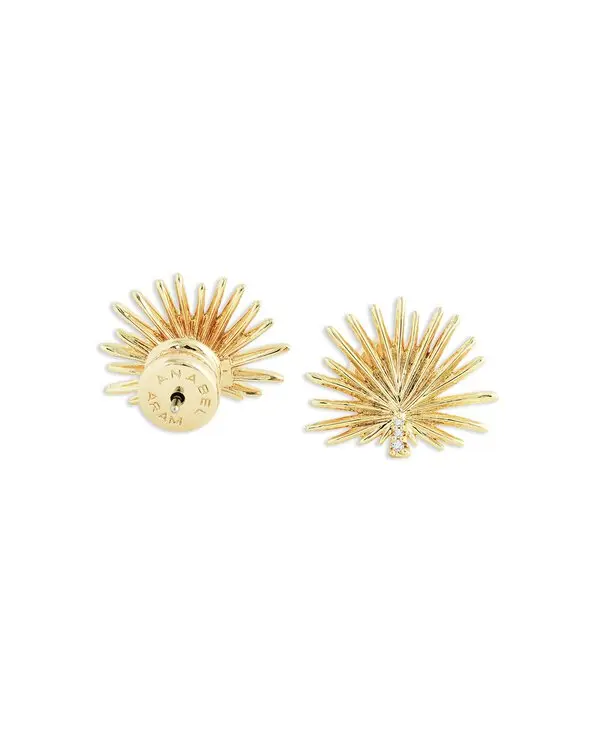ANABEL ARAM Palm Stud Earrings