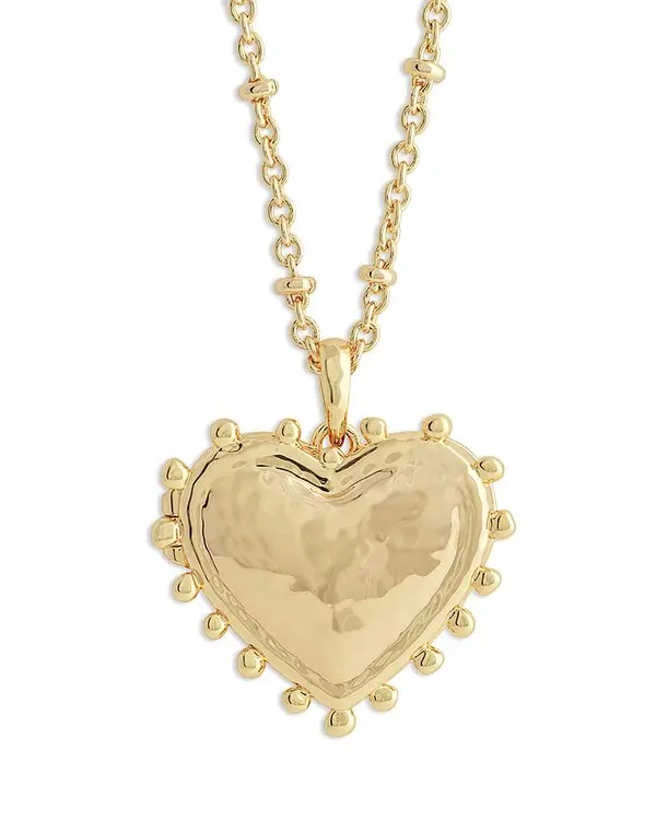 ANABEL ARAM Heart Locket Pendant Necklace - Gold