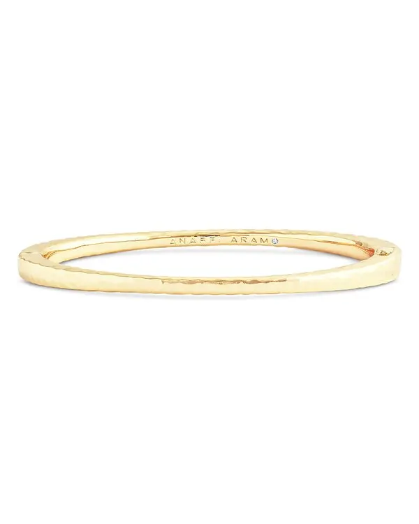 ANABEL ARAM Farrier Thin Hinged Bracelet - Gold