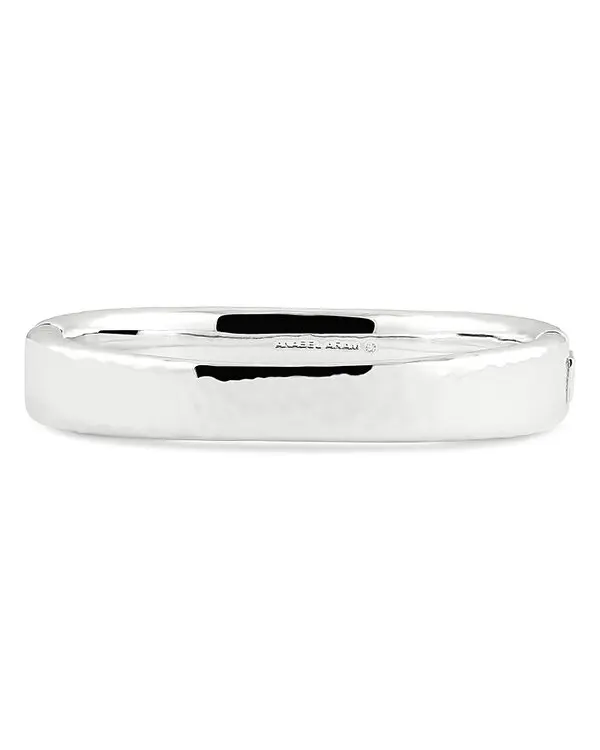 ANABEL ARAM Farrier Hinged Bangle Bracelet - Silver