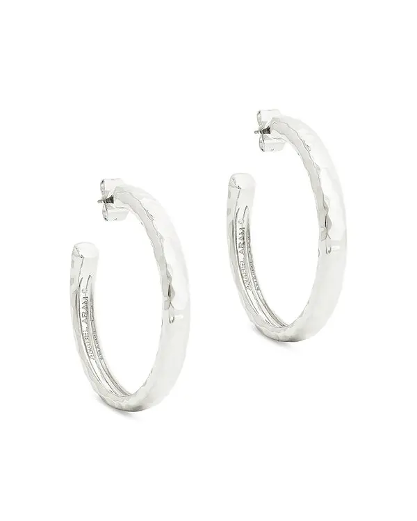 ANABEL ARAM Farrier Hoop Earrings - Silver