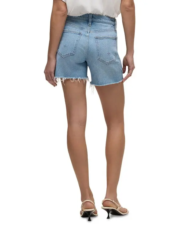 Hudson Jeans Devon High-rise Boyfriend Denim Shorts