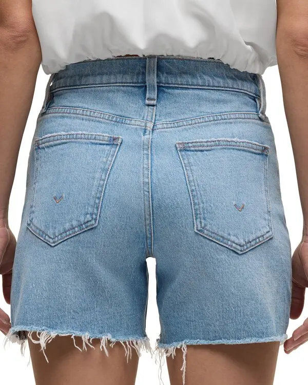 Hudson Jeans Devon High-rise Boyfriend Denim Shorts