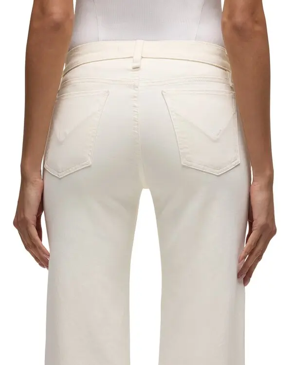 Hudson Jeans Kelli Low Rise Straight Jeans - Ecru