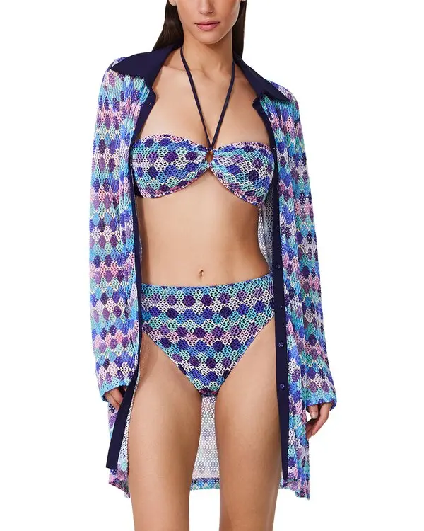 GOTTEX Long Sleeved Blouse Swim Cover Up