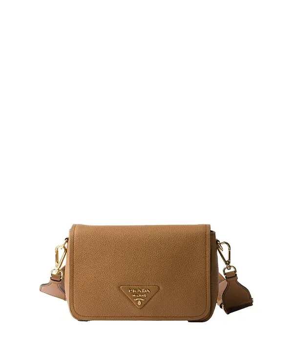 Prada Leather Shoulder Bag - Brown