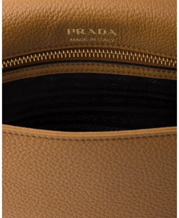 Prada Leather Shoulder Bag - Brown