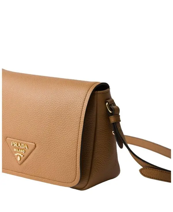 Prada Leather Shoulder Bag - Brown