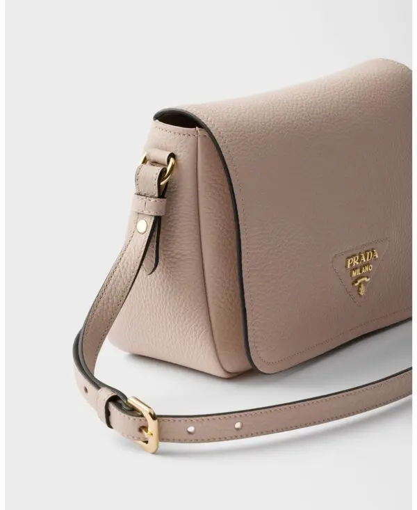 Prada Leather Shoulder Bag - Powder