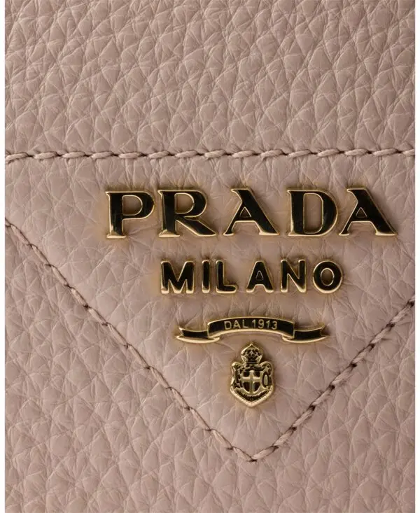 Prada Leather Shoulder Bag - Powder