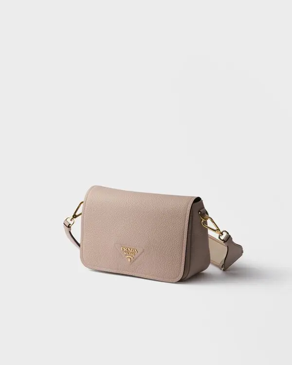 Prada Leather Shoulder Bag - Powder