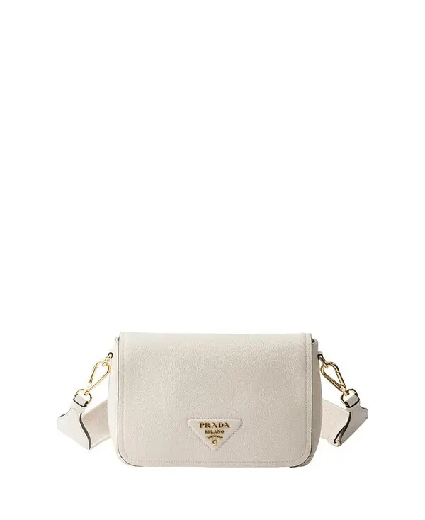 Prada Leather Shoulder Bag - White