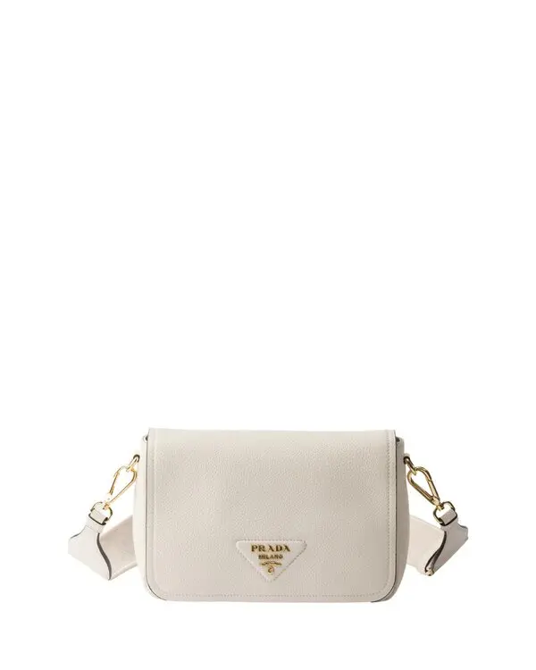 Prada Leather Shoulder Bag - White