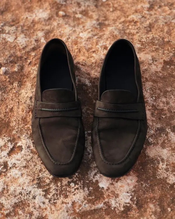 Zegna Secondskin Mocassin Loafer - Dark Brown